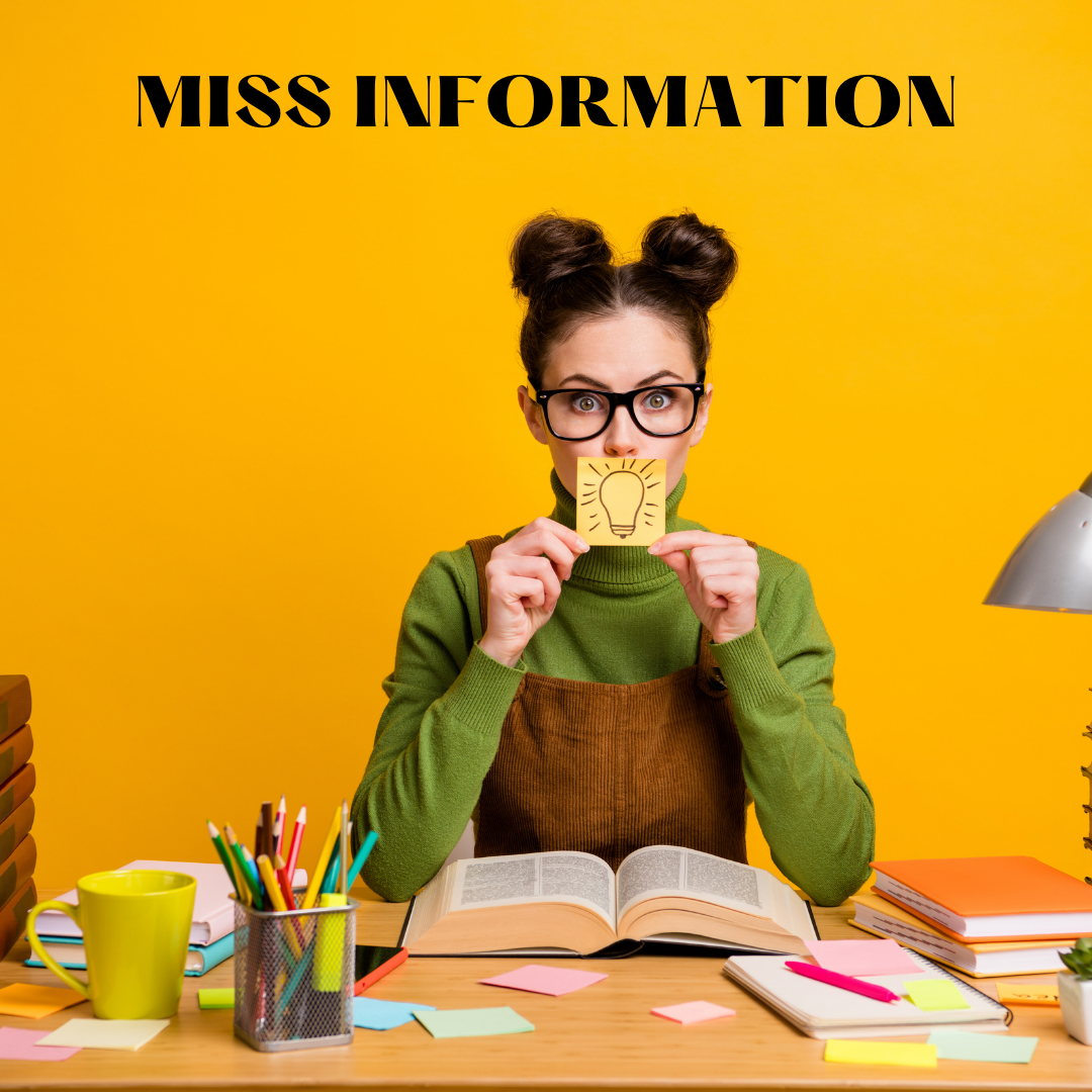 Miss Information? or Misinformation? A Primer of sorts – Isle of misfits